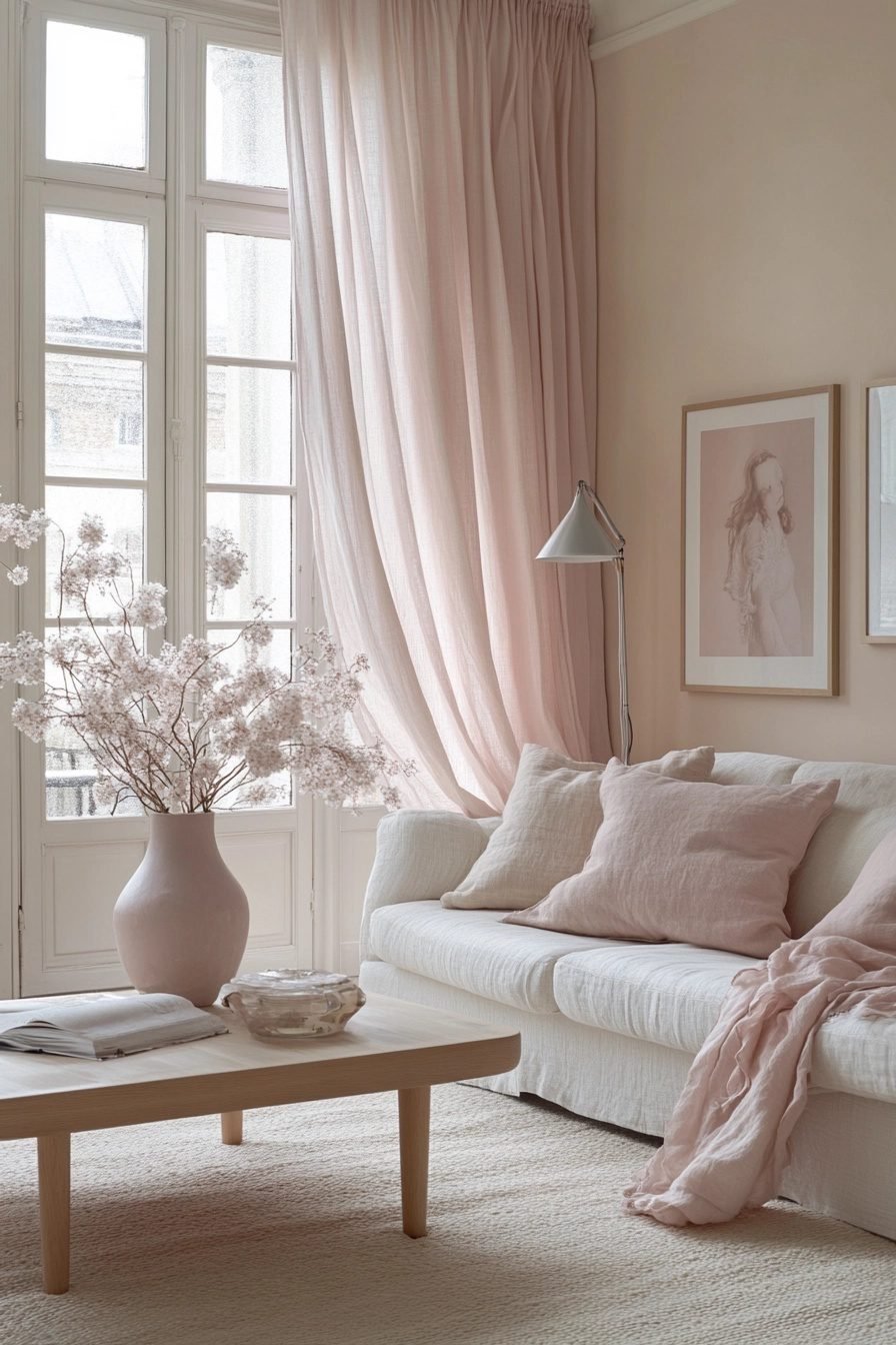 29 Pink Living Room Ideas For A Soft And Feminine Touch - Courtneys World