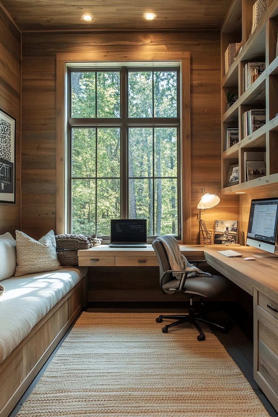 29 Small Cabin Office Ideas For A Cozy And Productive Workspace ...