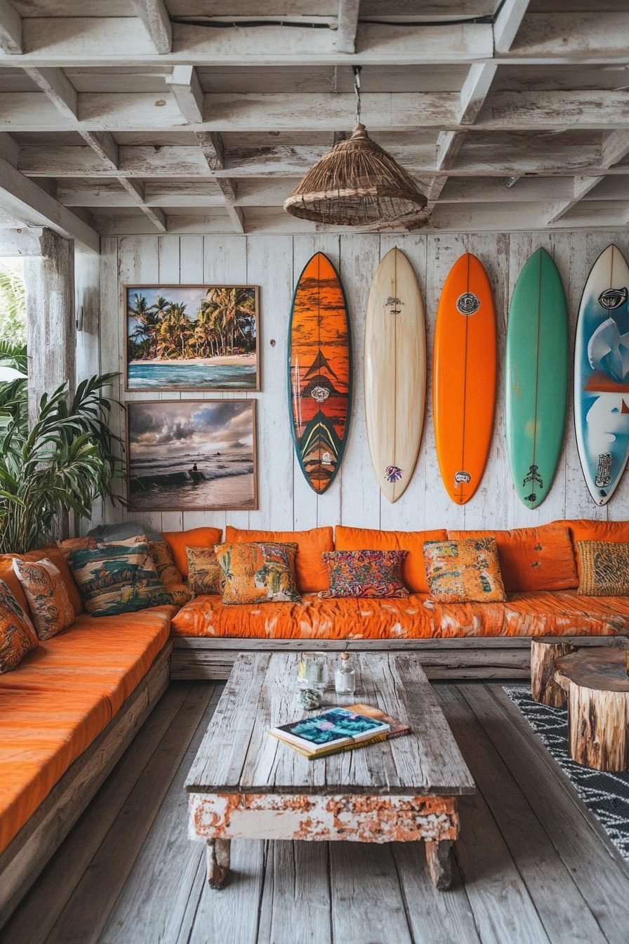29 Beach Lounge Room Ideas: From Sandy Tones To Ocean Blues - Courtneys ...