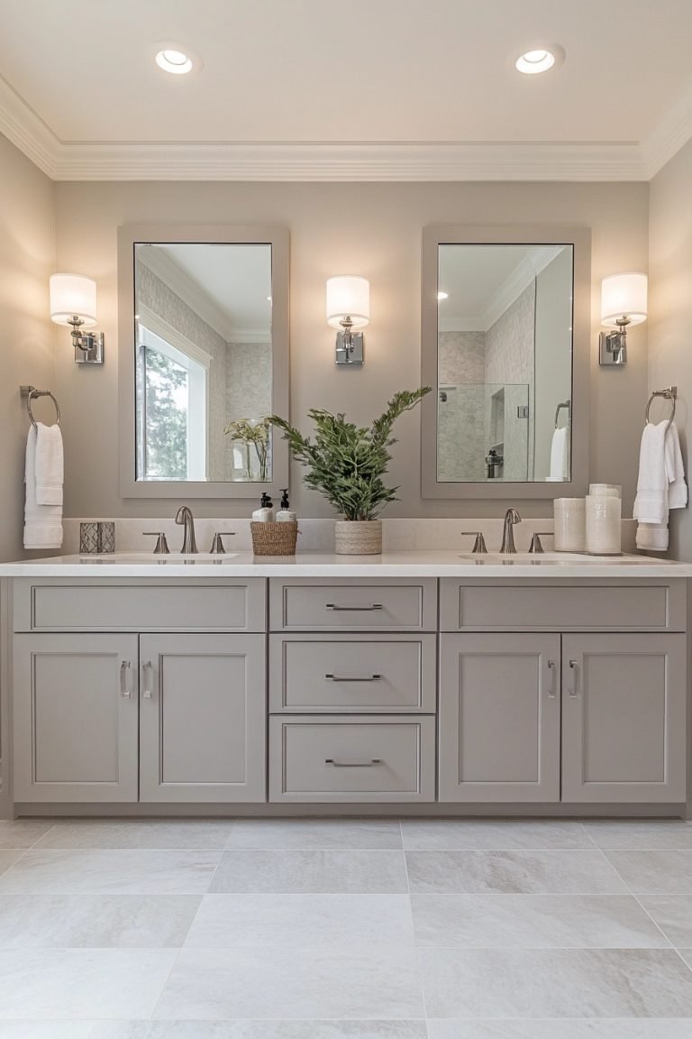 29 Transitional Bathroom Design Ideas For A Modern Yet Traditional Look ...