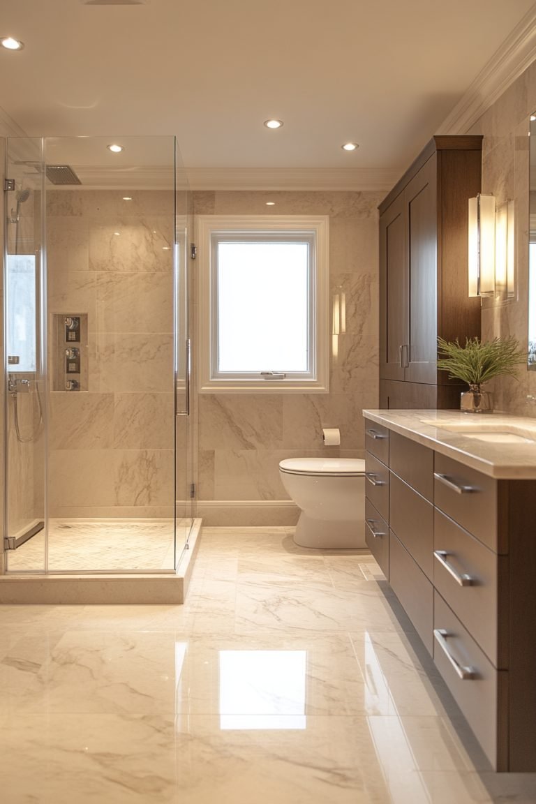 29 Transitional Bathroom Design Ideas For A Modern Yet Traditional Look ...