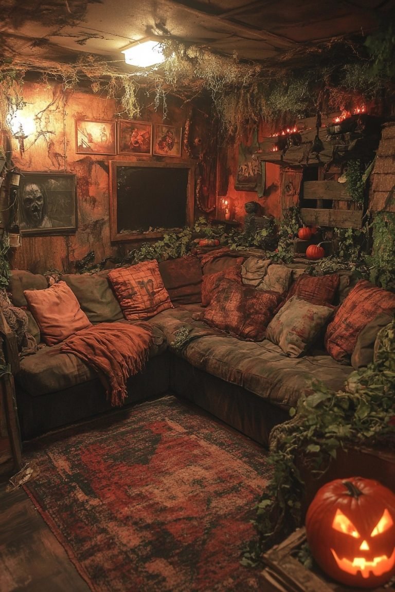 29 Halloween Decor Living Room Ideas For A Stylishly Spooky Makeover ...