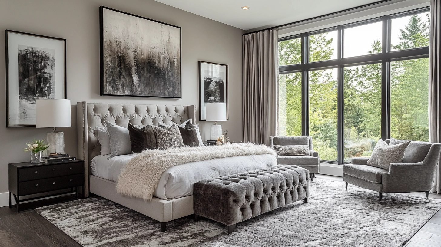 29 Gray Boho Bedroom Ideas That Combine Minimalism With Boho Charm ...