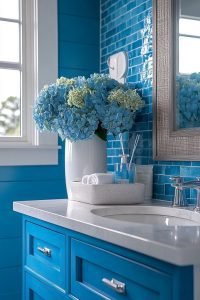 29 Blue Bathroom Decor Ideas For A Fresh And Modern Look - Courtneys World