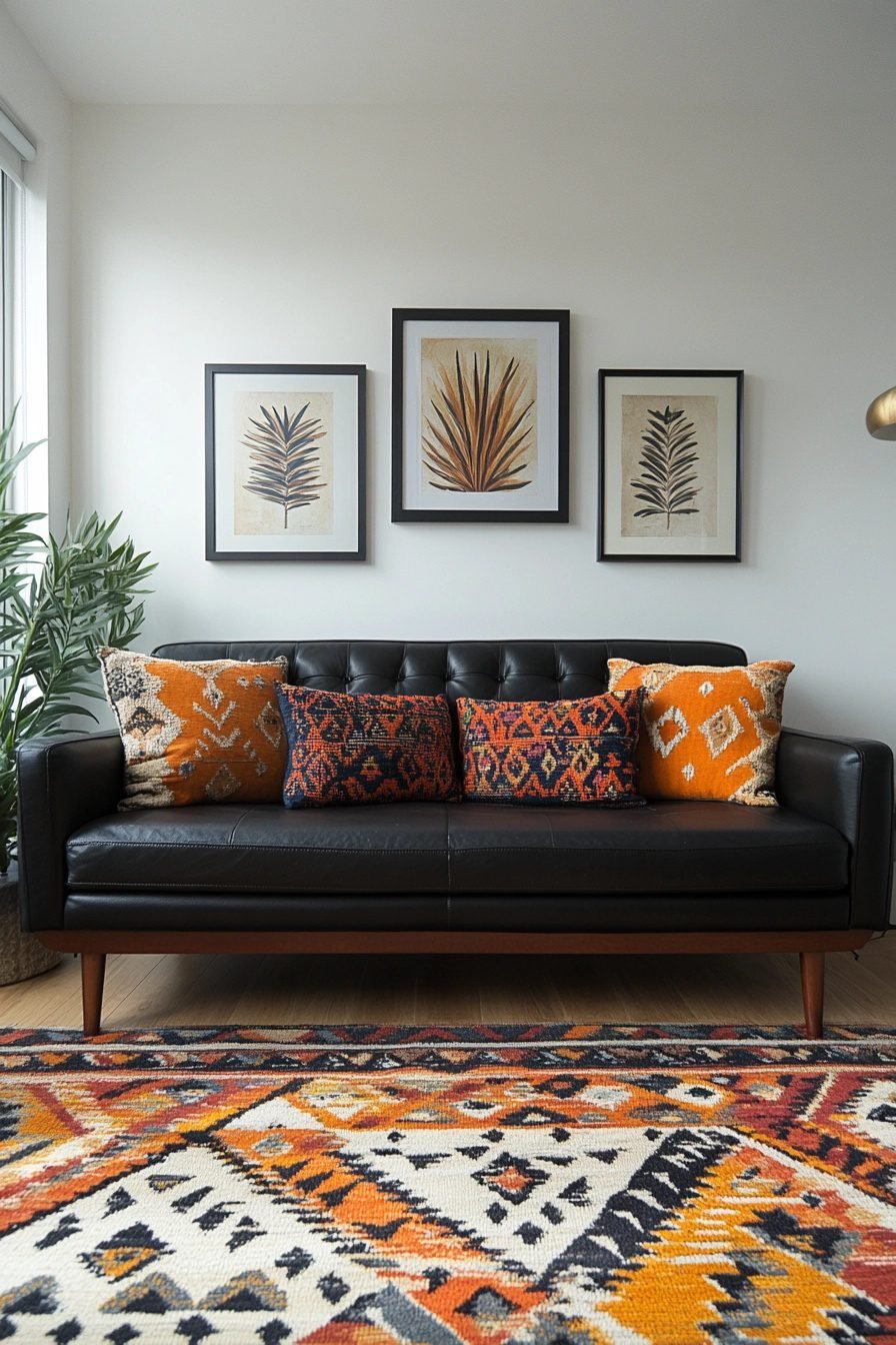 29 Black Couch Living Room Ideas To Make A Statement With Dark ...