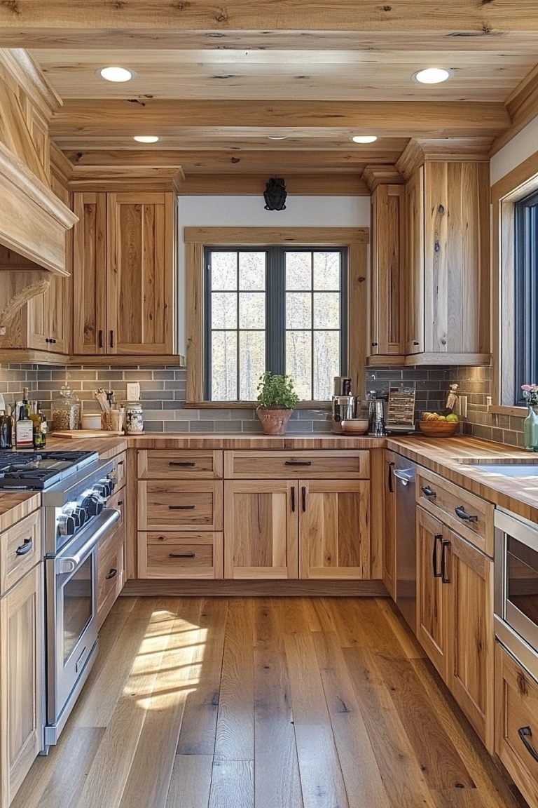 19 Hickory Kitchen Cabinets For A Timeless And Durable Design ...