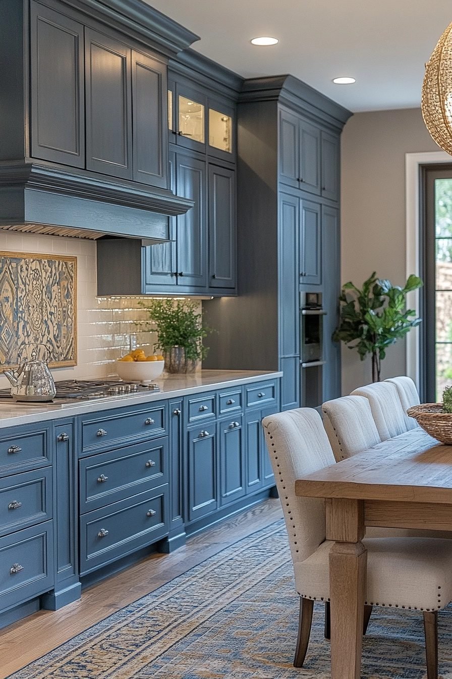 19 Blue Kitchen Cabinets That Bring Color And Personality To Your Space ...
