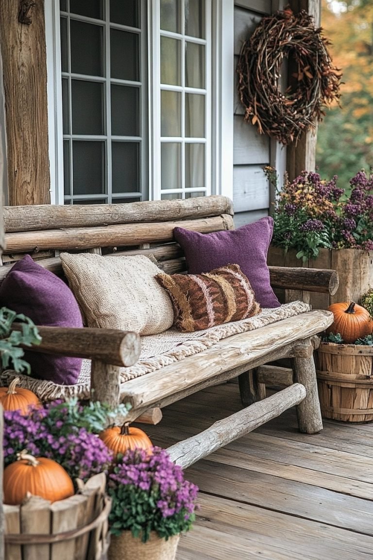 29 Front Porch Fall Decor Ideas To Create A Stunning Autumn Welcome ...