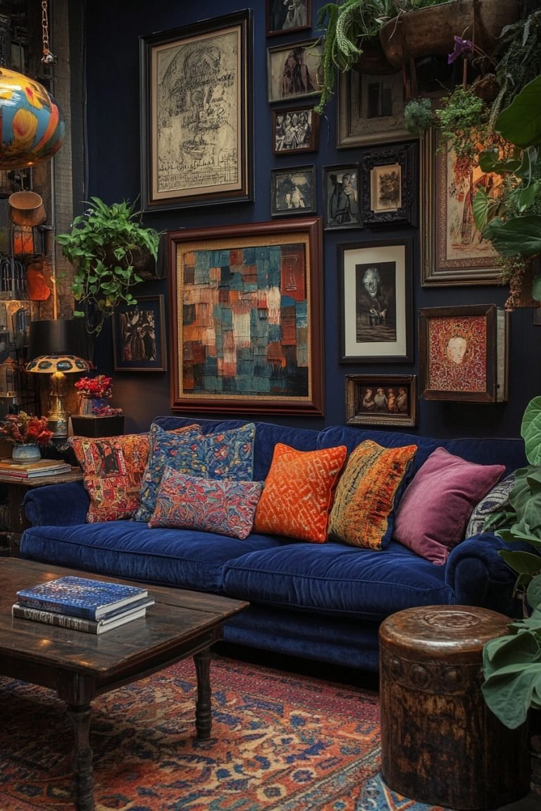 29 Blue Couch Living Room Ideas For A Calm And Sophisticated Vibe ...