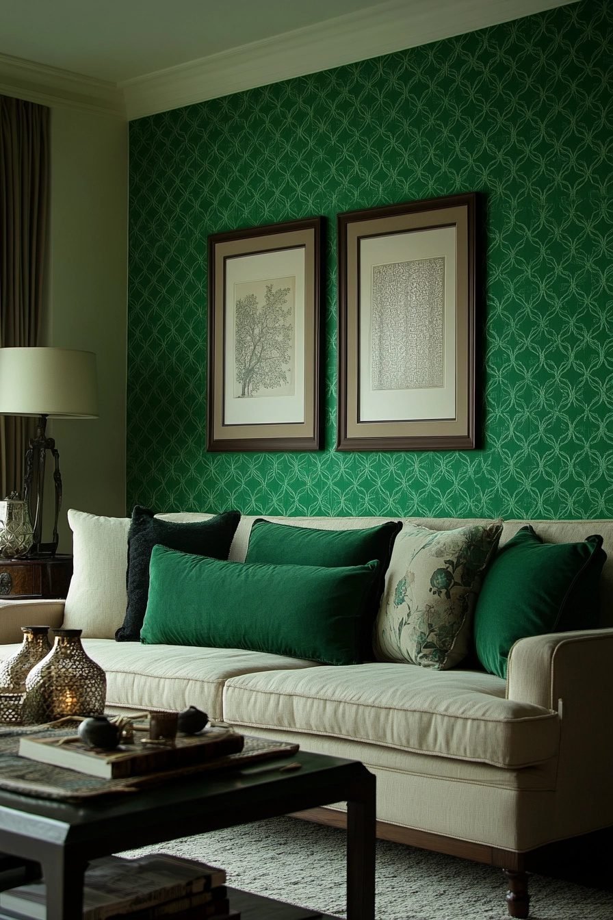 29 Green Living Room Ideas To Refresh Your Home's Style - Courtneys World