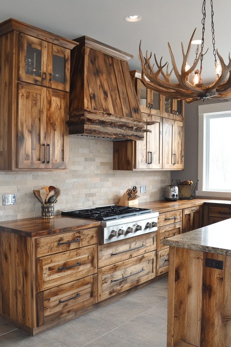 19 Rustic Kitchen Cabinets To Add Natural Beauty To Your Home ...