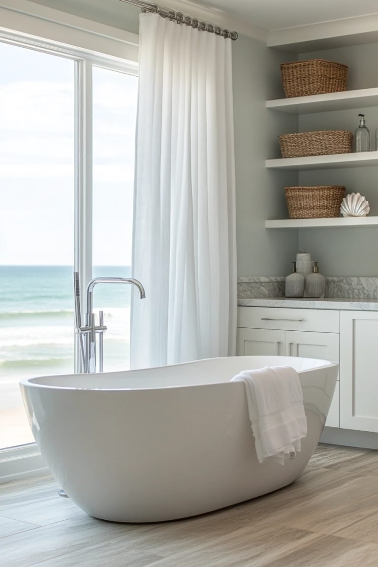 29 Chic Nautical Bathroom Ideas For A Sleek And Elegant Coastal Design ...