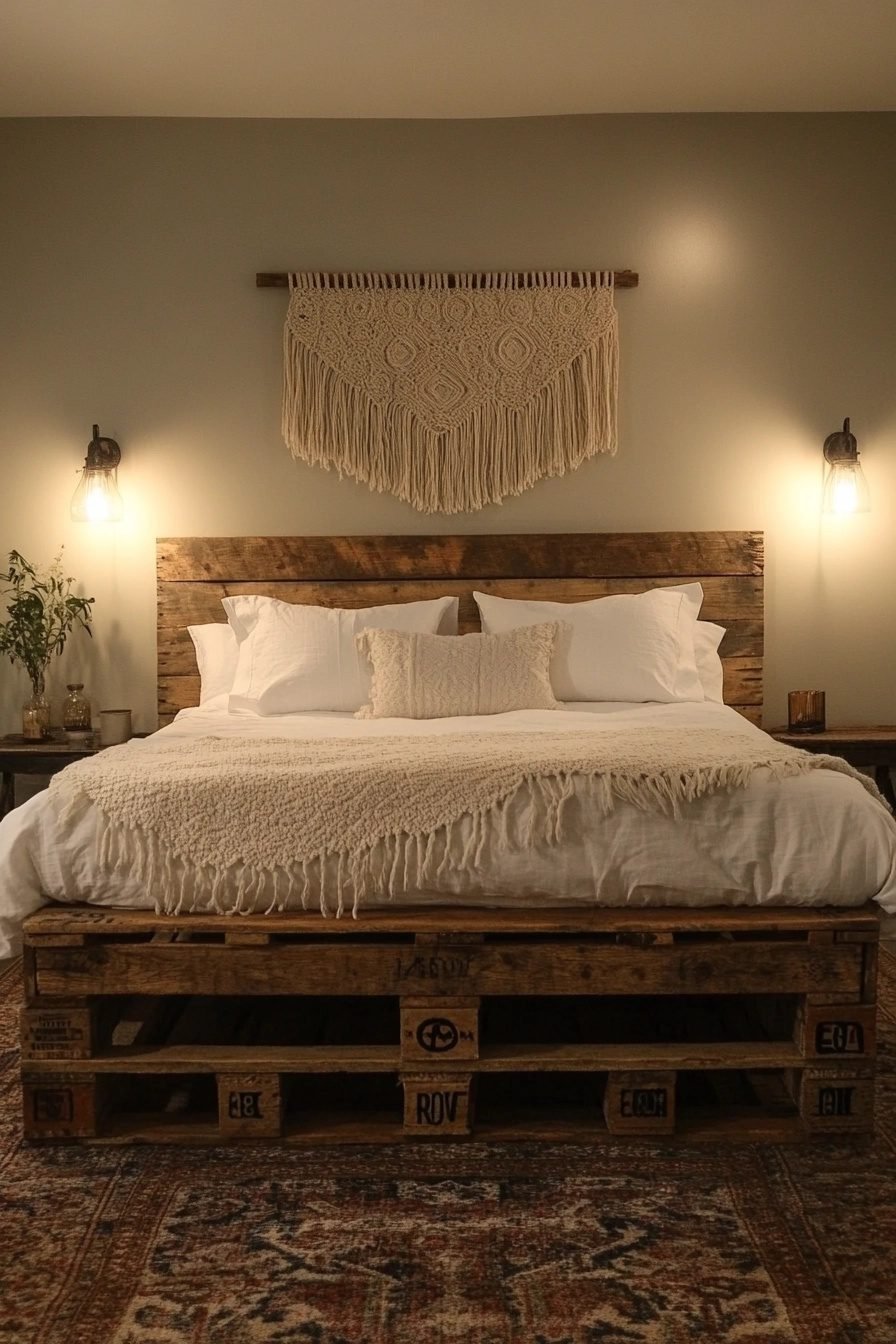 29 Rustic Farmhouse Bedroom Ideas For A Modern Twist On Country Style ...