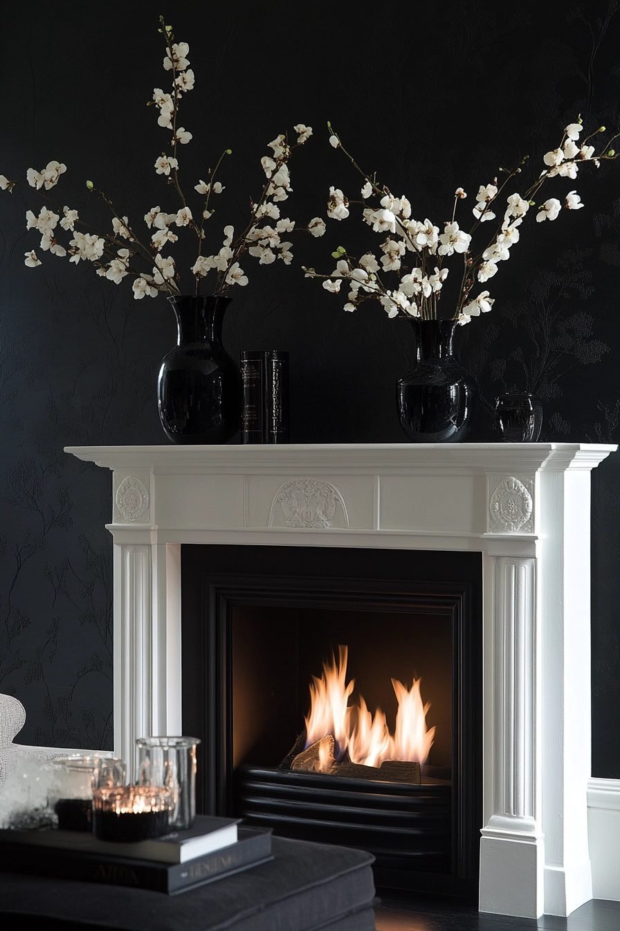 29 Contemporary Mantle Ideas To Make Your Fireplace Shine - Courtneys World