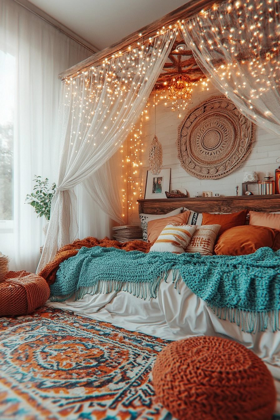 29 Boho Bedroom With Canopy Ideas For Creating A Dreamy Retreat ...