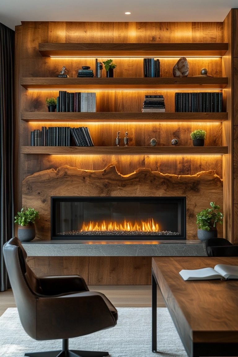 29 Contemporary Mantle Ideas To Make Your Fireplace Shine - Courtneys World