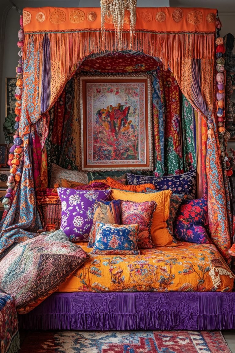 29 Boho Bedroom With Canopy Ideas For Creating A Dreamy Retreat ...