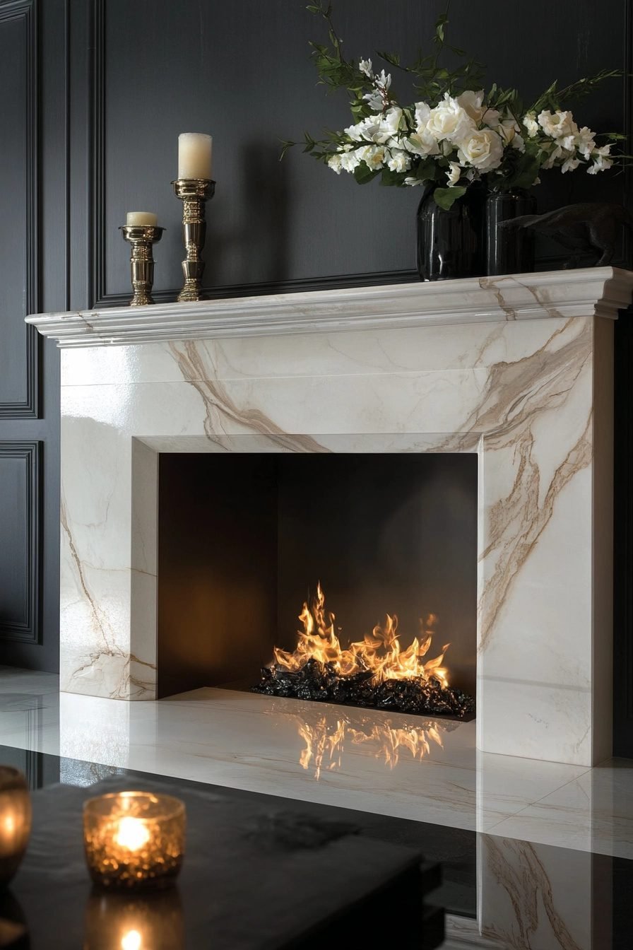 29 Contemporary Mantle Ideas To Make Your Fireplace Shine - Courtneys World