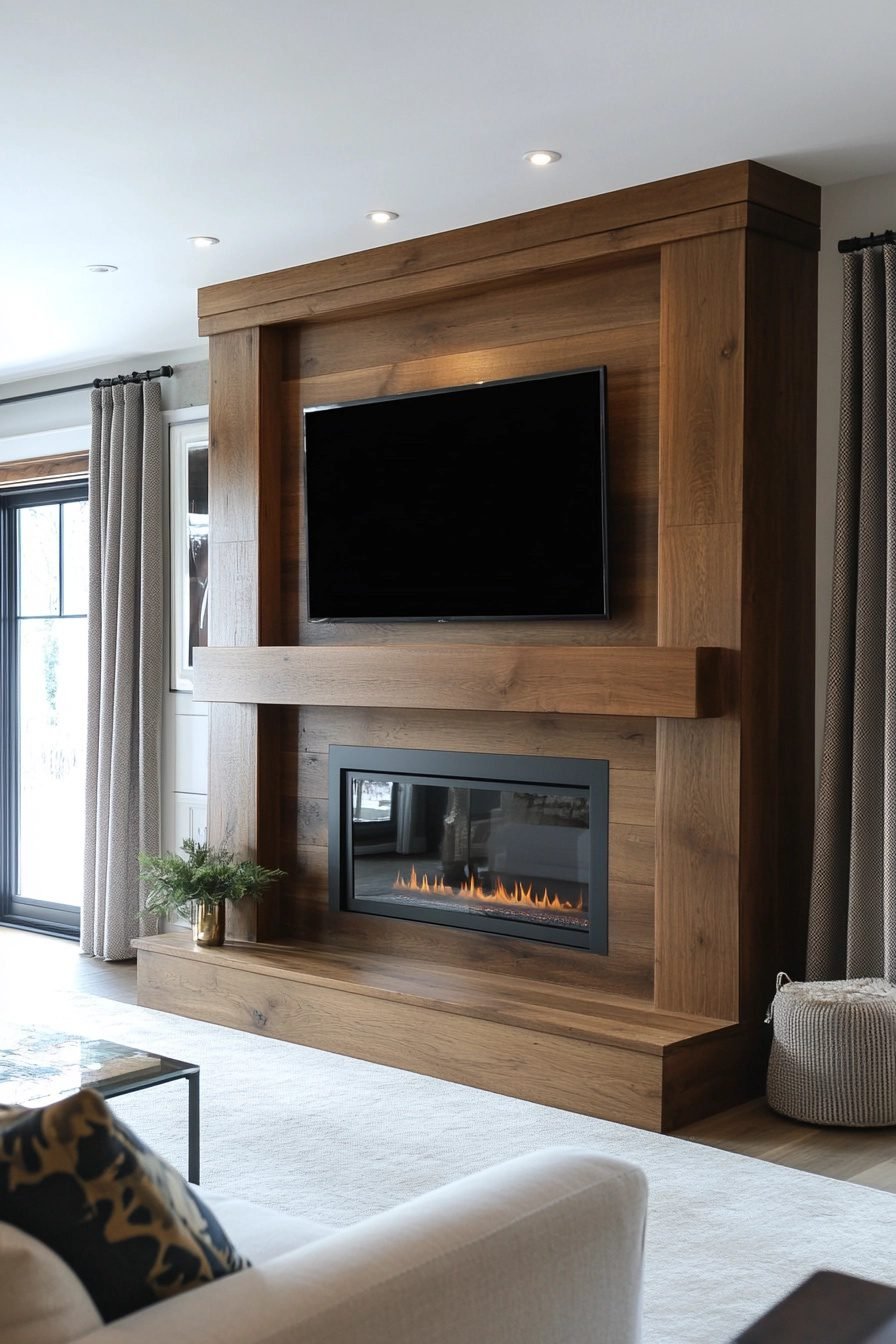 29 Contemporary Mantle Ideas To Make Your Fireplace Shine - Courtneys World