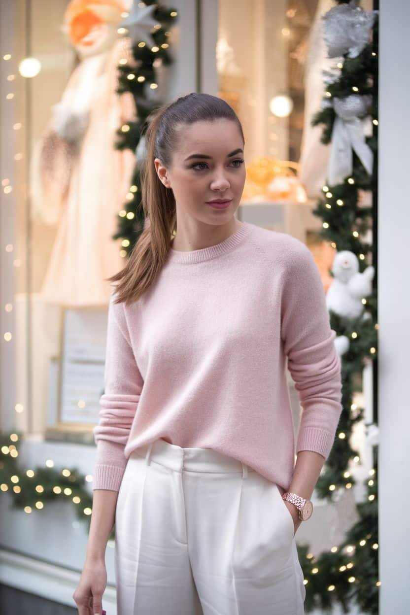 Festive Chic Christmas Outfit Ideas For The Holiday Season