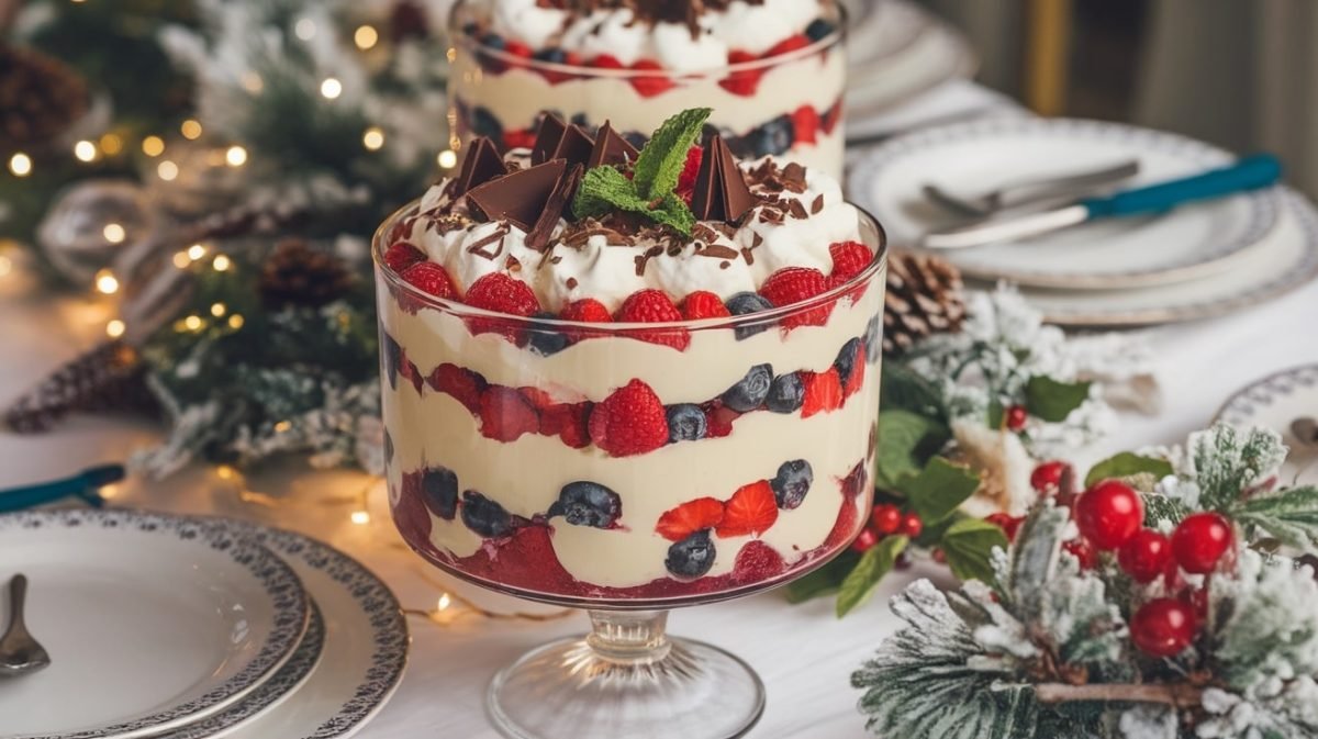 Festive Christmas Trifle Recipe - Courtneys World