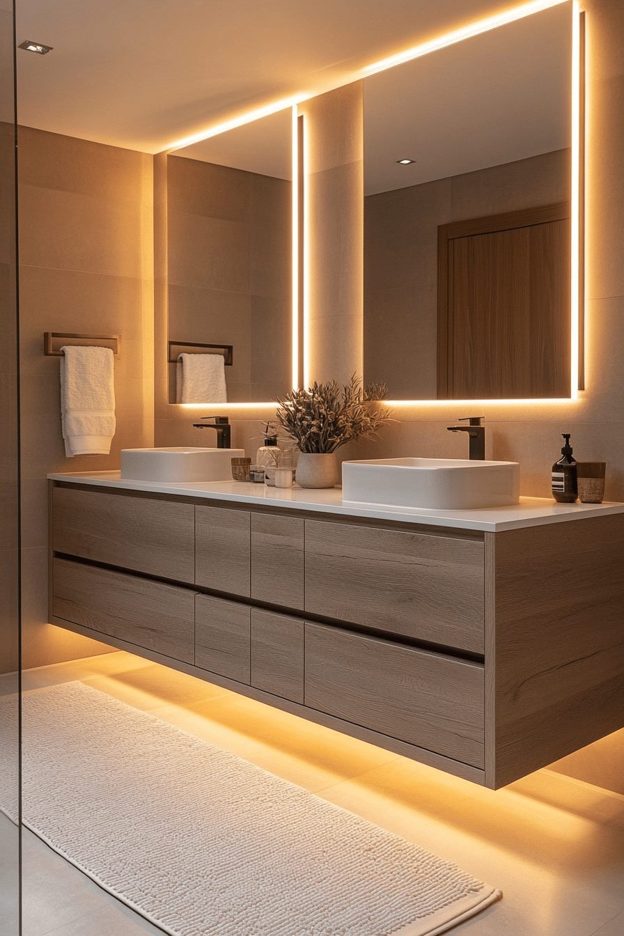 29 Double Sink Bathroom Vanity Ideas To Solve Morning Rush Problems ...