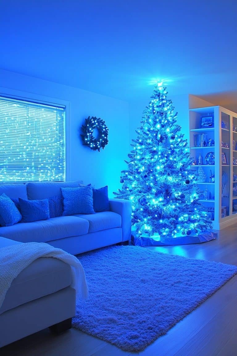 29 Blue Christmas Decor Ideas To Create A Peaceful Holiday Atmosphere ...