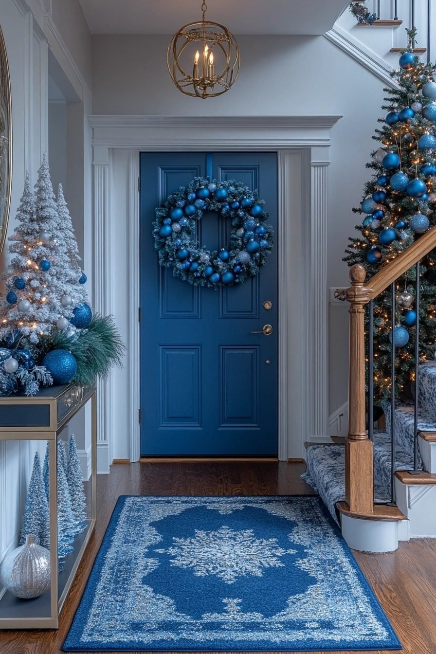 29 Blue Christmas Decor Ideas To Create A Peaceful Holiday Atmosphere ...