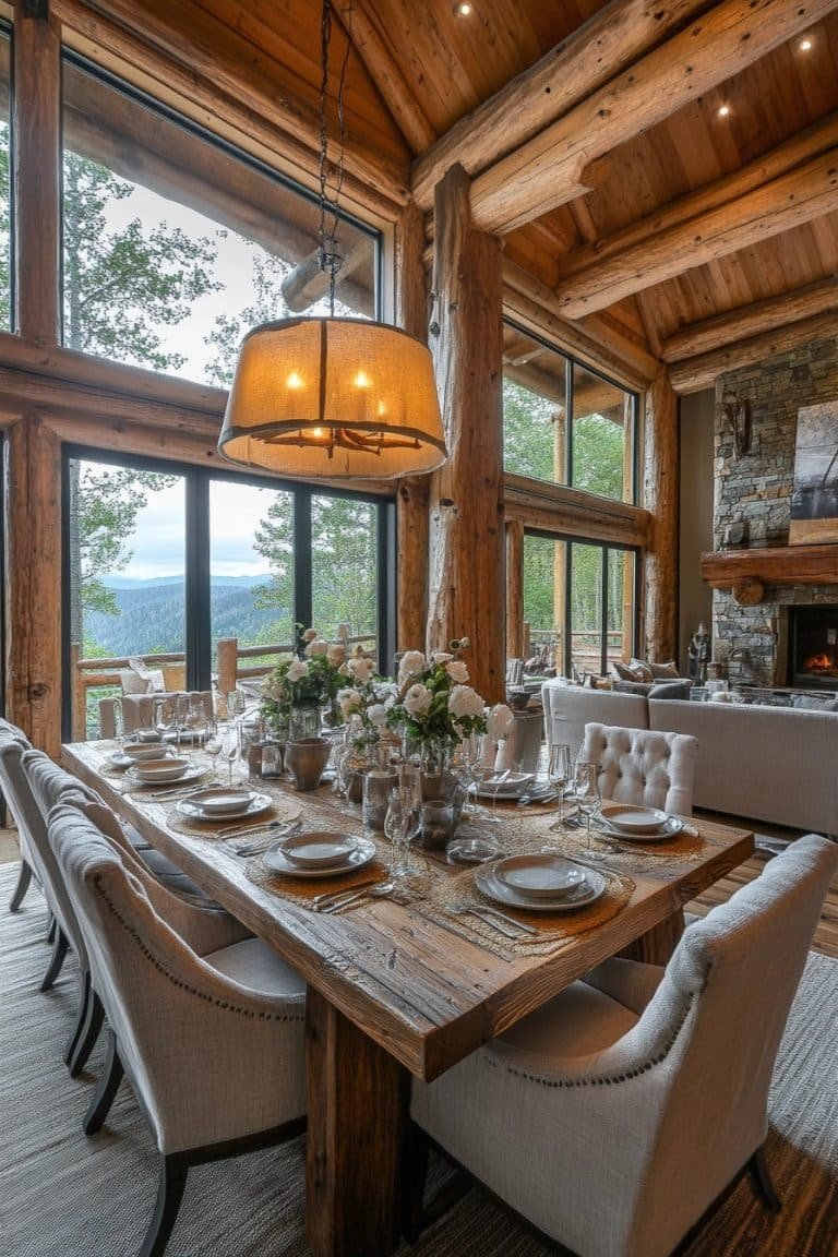 29 Log Home Interiors That Perfectly Balance Comfort And Style ...