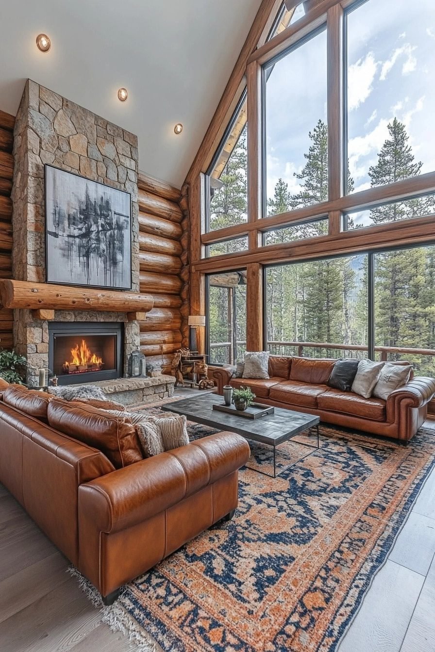 29 Log Home Interiors That Perfectly Balance Comfort And Style ...