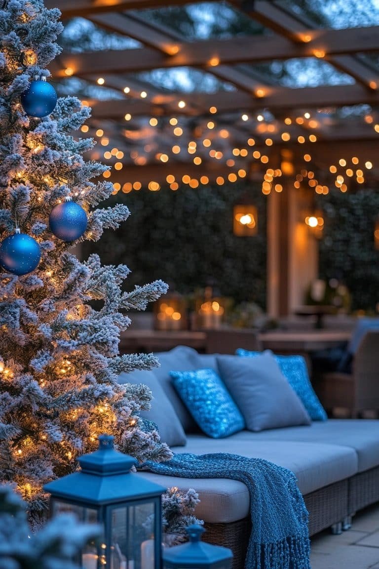 29 Blue Christmas Decor Ideas To Create A Peaceful Holiday Atmosphere ...