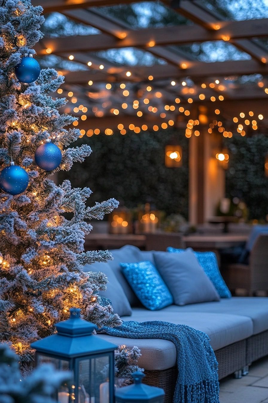 29 Blue Christmas Decor Ideas To Create A Peaceful Holiday Atmosphere ...