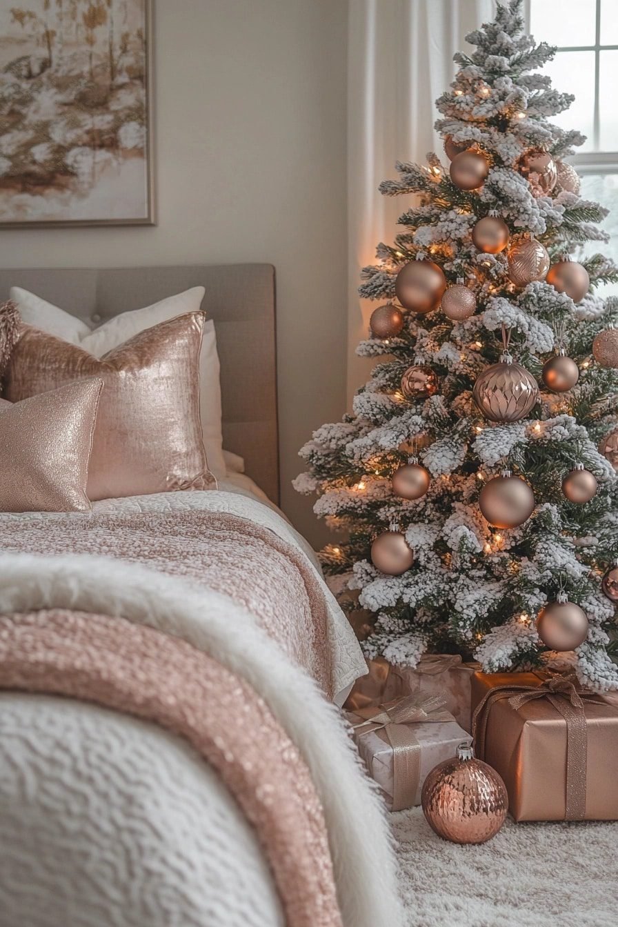 29 Rose Gold Christmas Decor Ideas For A Sophisticated And Joyful ...