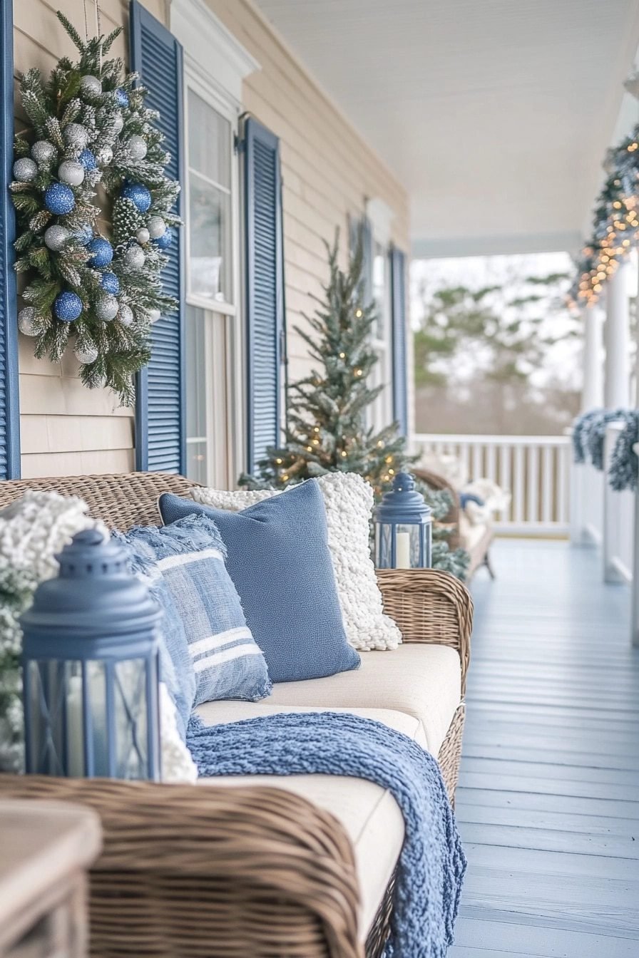 29 Blue Christmas Decor Ideas To Create A Peaceful Holiday Atmosphere ...