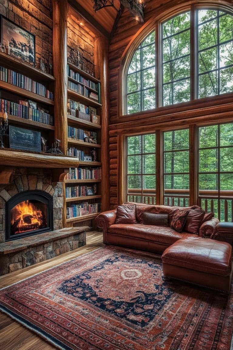 29 Log Home Decor Ideas For A Beautifully Balanced Design - Courtneys World