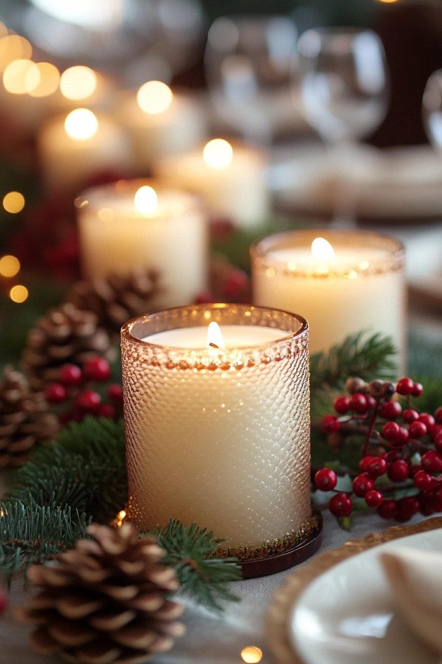 29 Christmas Candle Decor Ideas To Light Up Your Holiday Season ...