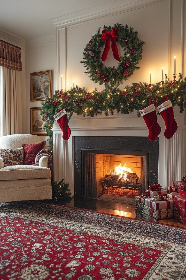29 Christmas Mantel Decor Ideas To Spread Christmas Cheer In Your Home ...