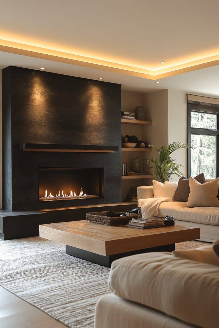 29 Modern Fireplace Ideas To Warm Up Your Space In Style - Courtneys World