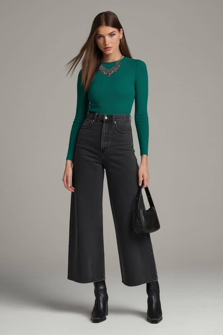 Trendy Wide Leg Jeans Outfit Ideas For Every Style