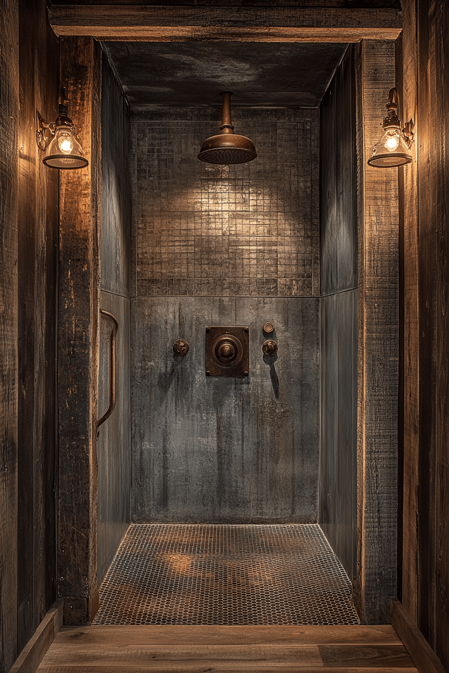 29 Industrial Restroom Ideas That Combine Modern And Rustic Elements ...