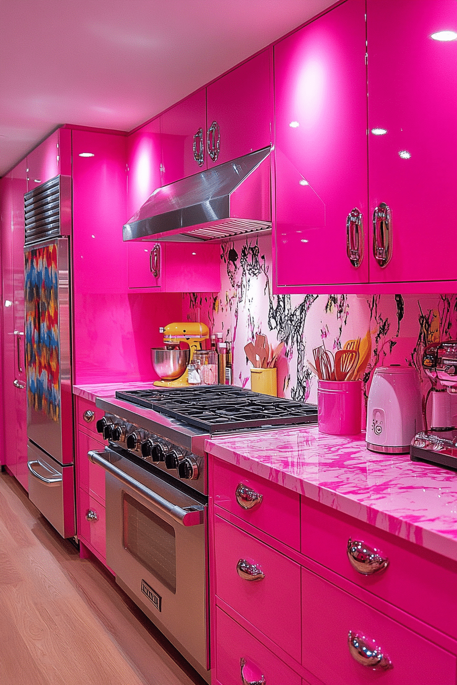 29 Pink Kitchen Ideas Decor Ideas To Transform Your Kitchen With Whimsy ...
