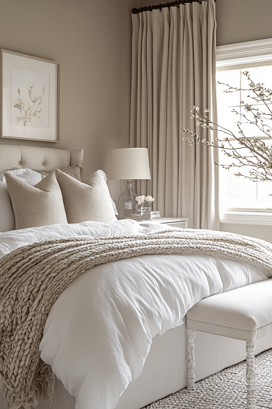 29 Cozy Neutral Bedroom Ideas To Create A Harmonious And Cozy Escape ...