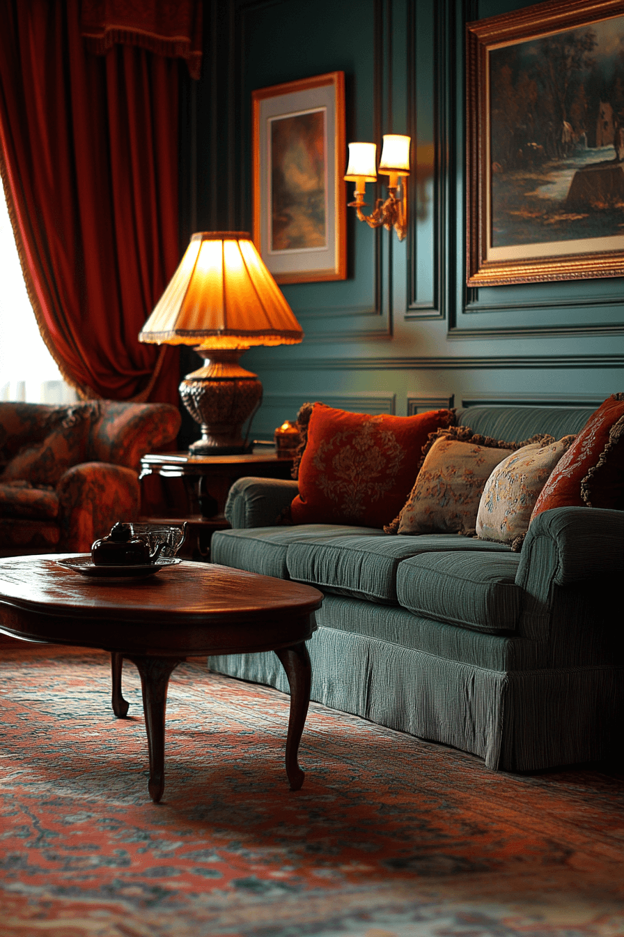 29 Moody Vintage Living Room Ideas To Enhance Your Home With Retro ...