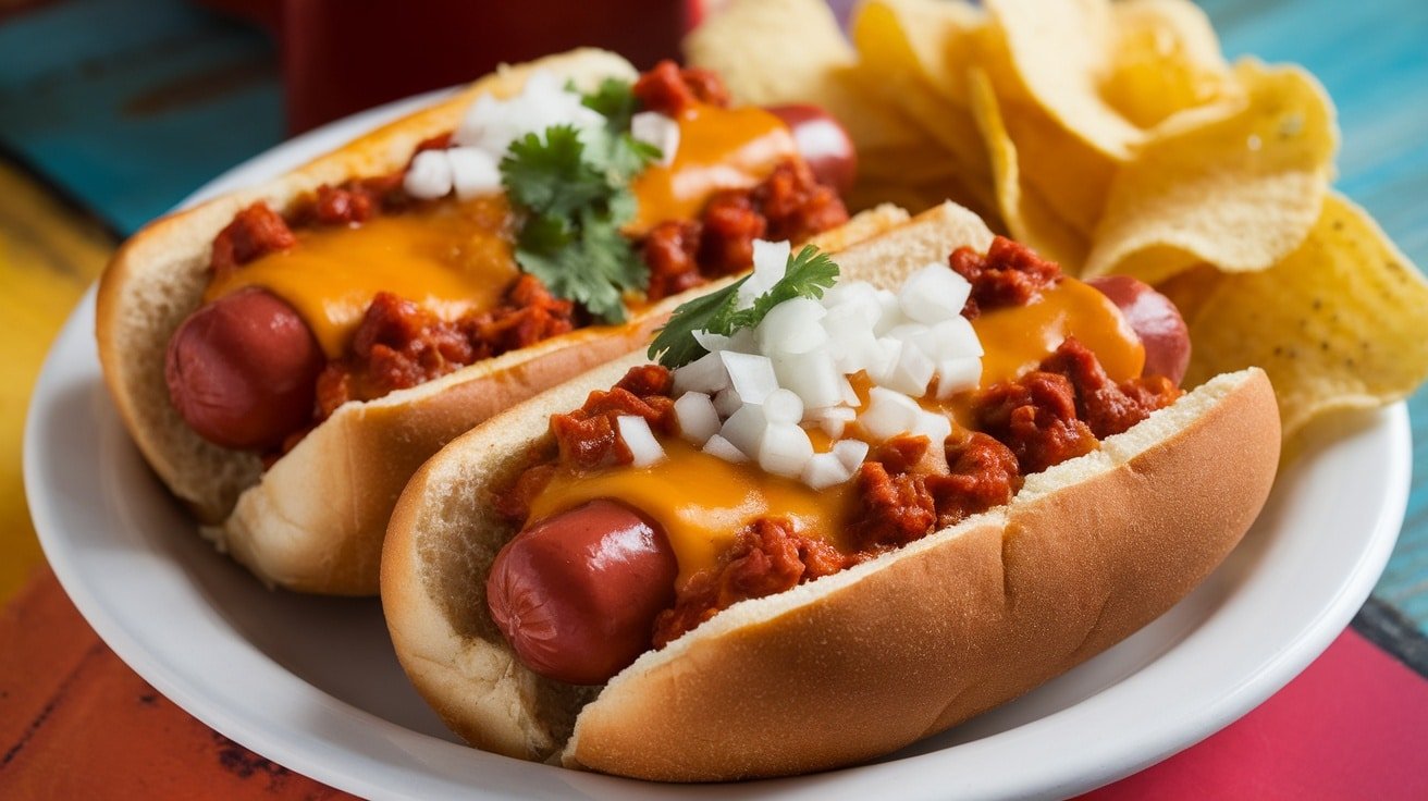 Savory Chili Cheese Hot Dogs Recipe - Courtneys World