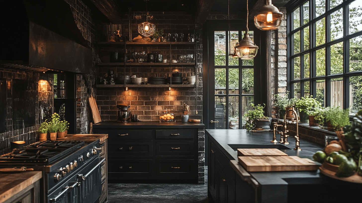29 Dark Kitchen Aesthetic Ideas That Blend Warmth With Boldness ...