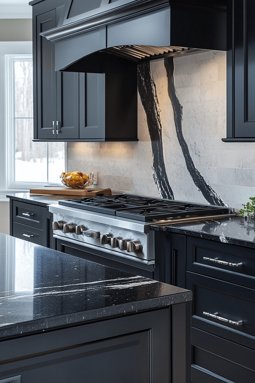 29 Black Granite Countertops That Bring Bold Sophistication To Your ...
