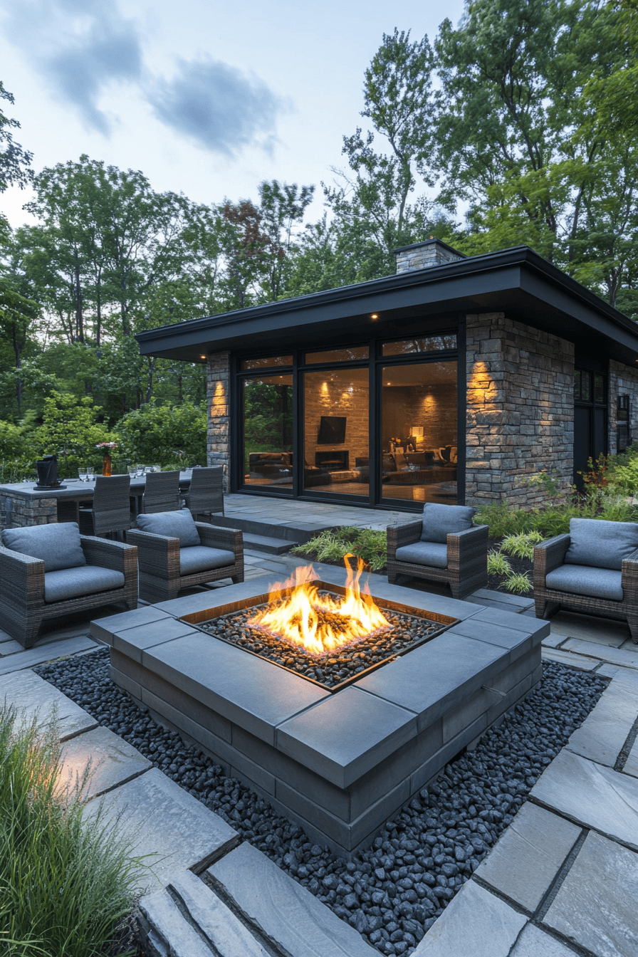 29 Backyard Fire Pit Lounge Spaces To Create Happy Memories Outdoors ...