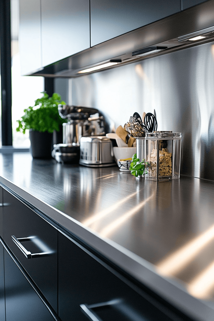 29 Stainless Steel Kitchen Countertops That Bring Sleek Style And ...