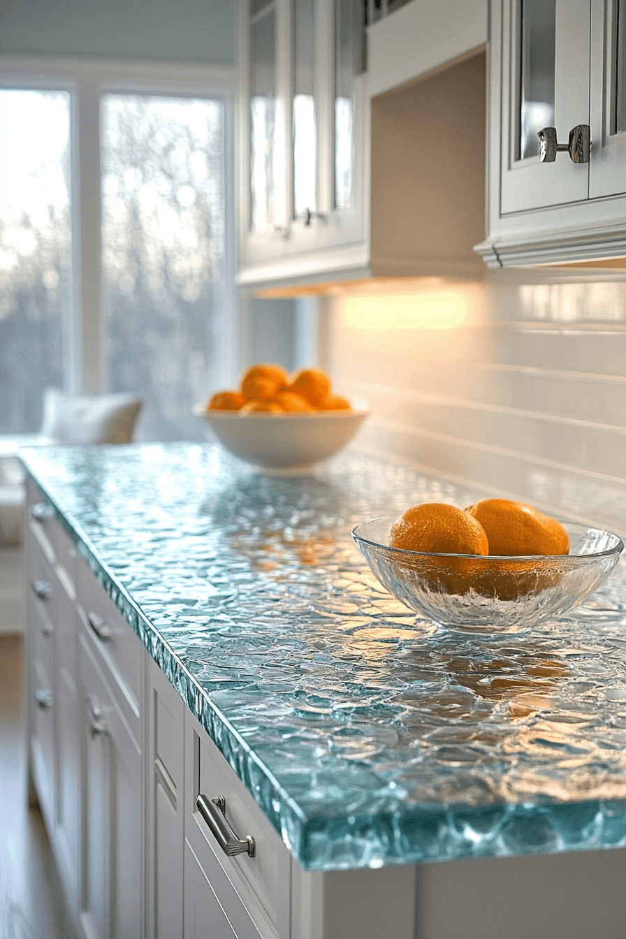 29 Recycled Glass Countertops That Bring Eco-Friendly Beauty And Modern ...