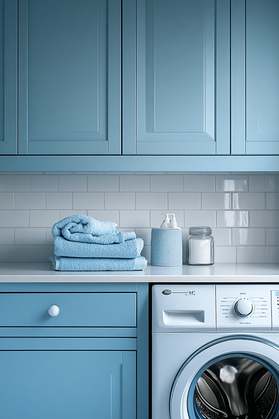 29 Blue Laundry Room Inspirations That Spark Happiness Every Wash Day ...